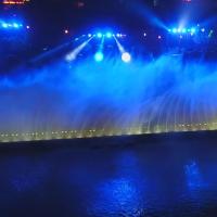 China large outdoor floating music dancing fountain program musical fountain equipment for sale