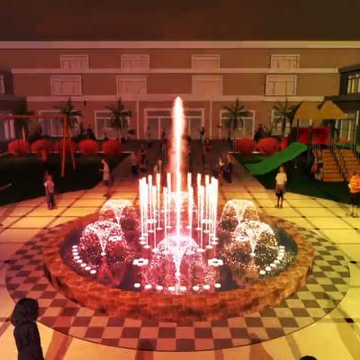 China kindergarten outdoor music fountain water fountain for sale