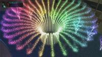 China Full color LED lighted music fountain with sound system for sale
