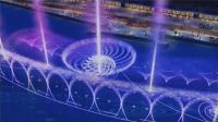 China Charming 3D effect horizontal swing music dancing water fountain for sale
