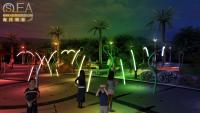 China Water dancing modern fountain with led lighting for sale