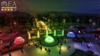 China Water dancing modern fountain with led lighting for sale