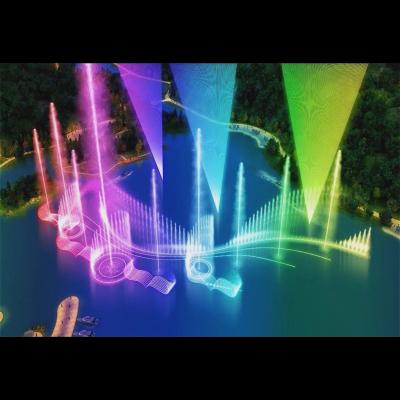 China Park ornament fountain show music fountain with laser lamp for sale