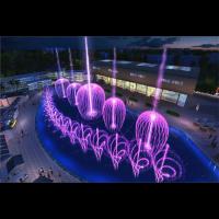 China DMX512 Lamp Software Dancing Musical Fountain Garden for sale