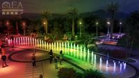 China architectural musical fountain dancing decorative fountain for sale