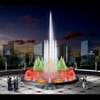 China Electricity Powered Musical Fountain With 3-15m Spray Height for sale