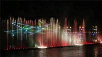 China Outdoor Musical Floating Fountain with 220V/380V Power and Stainless Steel 304 Construction for Garden Water Features for sale