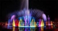 China Outdoor Musical Floating Fountain with 220V/380V Power and Stainless Steel 304 Construction for Garden Water Features for sale