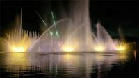China Outdoor Musical Floating Fountain with 220V/380V Power and Stainless Steel 304 Construction for Garden Water Features for sale