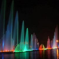 China Floating Water Fountain with Musical Control System - 380V/220V Voltage, Stainless Steel 304 Construction for sale