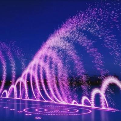 China Program Control Floating Fountain 380V 220V 50Hz with Stainless Steel 304 Construction and LED Lighting for sale