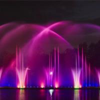 China DMX Control Modern Floating Fountain with Computer Programmer - 380V Power, Stainless Steel 304 Construction, 12-Month Warranty for sale