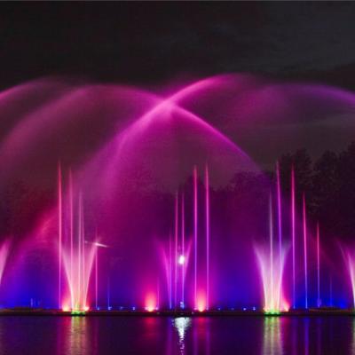 China DMX Control Modern Floating Fountain with Computer Programmer - 380V Power, Stainless Steel 304 Construction, 12-Month Warranty for sale