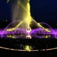 China Floating Water Fountain with Music Control 220V 380V - Stainless Steel 304 Construction with LED Lighting for sale