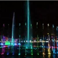 China LED Outdoor Floating Fountain Equipment with 380V Power & Stainless Steel 304 Construction for Water Parks for sale