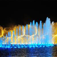 China Stainless Steel 304 Floating Fountain with 220V/380V Voltage and 12-Month Warranty for Construction OEM Projects for sale