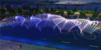 China Floating Water Fountain 380V 220V 50HZ with Stainless Steel 304 Construction and LED Lighting for Lakes for sale