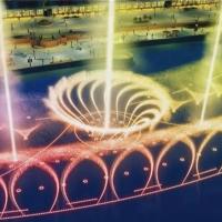 China Full Color Large Floating Lake Fountain LED Lights with 24V RGB Lighting and 12-Month Warranty for sale