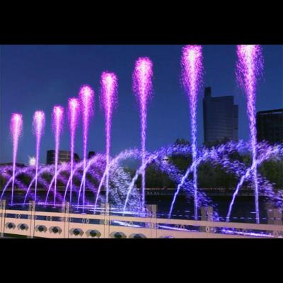 China Music Control Floating Lake Fountain with Stainless Steel 304 Construction and 380V Power System for sale