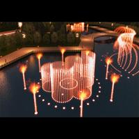 China Music Control Floating Lake Fountain with Stainless Steel 304 Construction and 380V Power System for sale