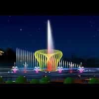 China Stainless Steel 304 Underwater Floating Fountain with LED 24V Lighting for Hotel Pools - 12 Month Warranty for sale