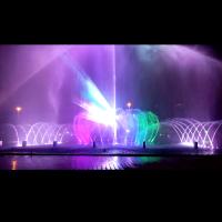 China Program Control Laser Floating Pond Fountain with 220V/380V Voltage and 12W/36W LED Lights for Entertainment Displays for sale