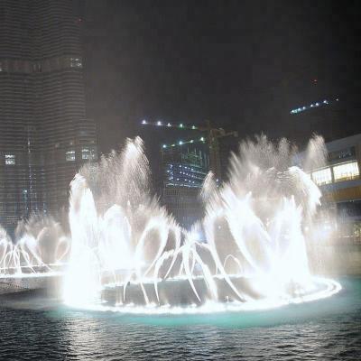 China OEM Outside Water Floating Fountain with RGB Underwater LED Lights - Stainless Steel 304, 220V/380V, 12W/18W/36W Options for sale