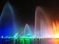 China OEM Outside Water Floating Fountain with RGB Underwater LED Lights - Stainless Steel 304, 220V/380V, 12W/18W/36W Options for sale