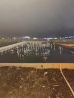 China Time Control Color Changing Fountain with 30m Spray Height and Multicolored LED Lights for Outdoor Hotel Installation for sale