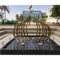 China Customized Outdoor Floor Ground Dry Water Fountain with 40m×40m Size and 220V/380V Voltage Options for sale