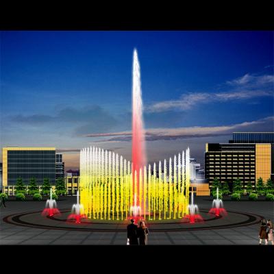 China Outdoor Floor Fountain with Musical Water Dancing Feature - Stainless Steel 304 Construction, 220V/380V Voltage, 12-Month Warranty for sale