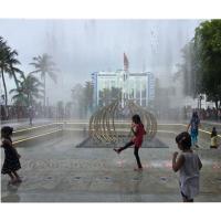 China Stainless Steel 304 Net Floor Fountain with LED Lighting 24V-36W for 40m×40m Installation for sale