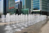 China Stainless Steel 304 Net Floor Fountain with LED Lighting 24V-36W for 40m×40m Installation for sale