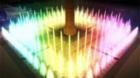 China Candle light garden type music dancing floor dry fountain for sale