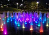 China Stainless Steel 304 Grid Floor Fountain with LED 24V Lighting and 12-Month Warranty for Commercial Installation for sale