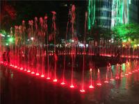 China First Grade Certified Colorful Musical Floor Fountains With Stainless Steel 304 Pipe for sale