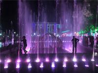 China First Grade Certified Colorful Musical Floor Fountains With Stainless Steel 304 Pipe for sale