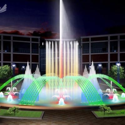 China Program Control Dancing Water Fountain System with 220V/380V Voltage and 12-Month Warranty for Large-Scale Installations for sale