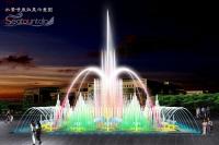 China Program Control Dancing Water Fountain System with 220V/380V Voltage and 12-Month Warranty for Large-Scale Installations for sale