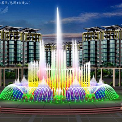 China Program Control Floor Fountain System with 220V/380V Voltage and 12-Month Warranty for Commercial Water Displays for sale