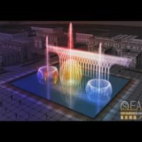 China Programmable Music Fountain System with LED Lighting 24V/36W and Stainless Steel 304 Construction for sale