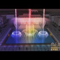 China Programmable Music Fountain System with LED Lighting 24V/36W and Stainless Steel 304 Construction for sale