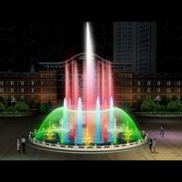 China High Spray Music Dancing Fountain with 220V/380V LED Lighting and 12-Month Warranty for Outdoor Public Displays for sale