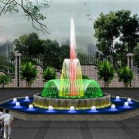 China Stainless Steel 304 Program Color Changing LED Pool Fountain with 220V/380V Voltage and 12-Month Warranty for sale