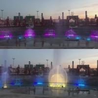 China Small Programmable Fountain Music Dancing Round Water Fountain with 220V/380V Voltage and 12-Month Warranty for sale