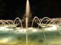 China Outdoor Programmable Jump Jet Water Fountain with Music Sync - Stainless Steel 304, 220V/380V, LED Lighting for sale