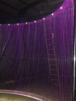 China Digital Water Curtain Fountain System with 10-30 Meter Custom Sizes and 220V/380V Voltage Options for sale