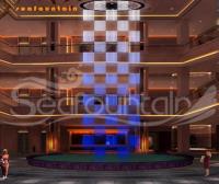 China Digital Water Curtain Fountain System with 10-30 Meter Custom Sizes and 220V/380V Voltage Options for sale