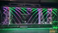 China Digital Water Curtain Fountain with 220V/380V Voltage and Custom LED Lighting 24V-36W for Indoor/Outdoor Installations for sale