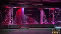China Digital Water Curtain Fountain with 220V/380V Voltage and Custom LED Lighting 24V-36W for Indoor/Outdoor Installations for sale